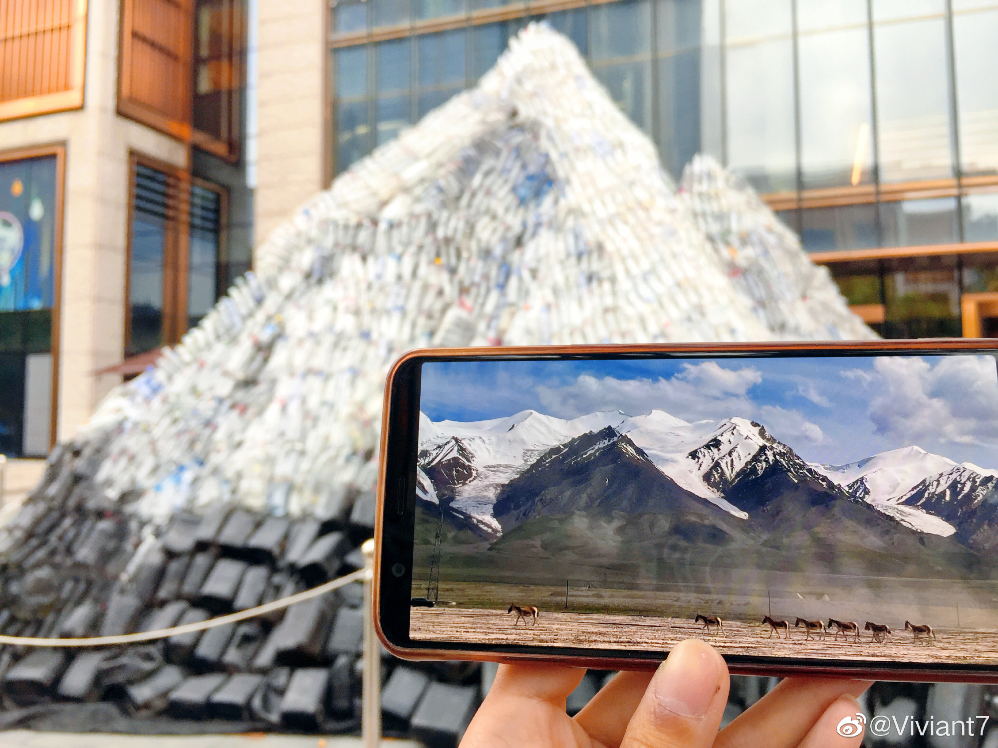Unilever's plastic mountain sends ecological alert from the Tibetan Plateau