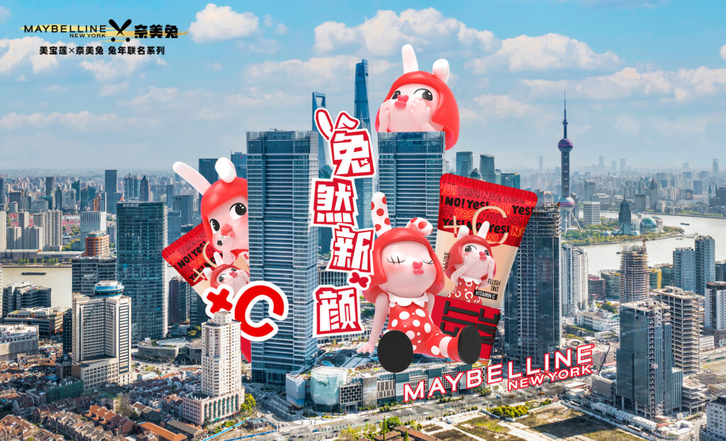 Maybelline teams up with Namito to celebrate the year of the Rabbit