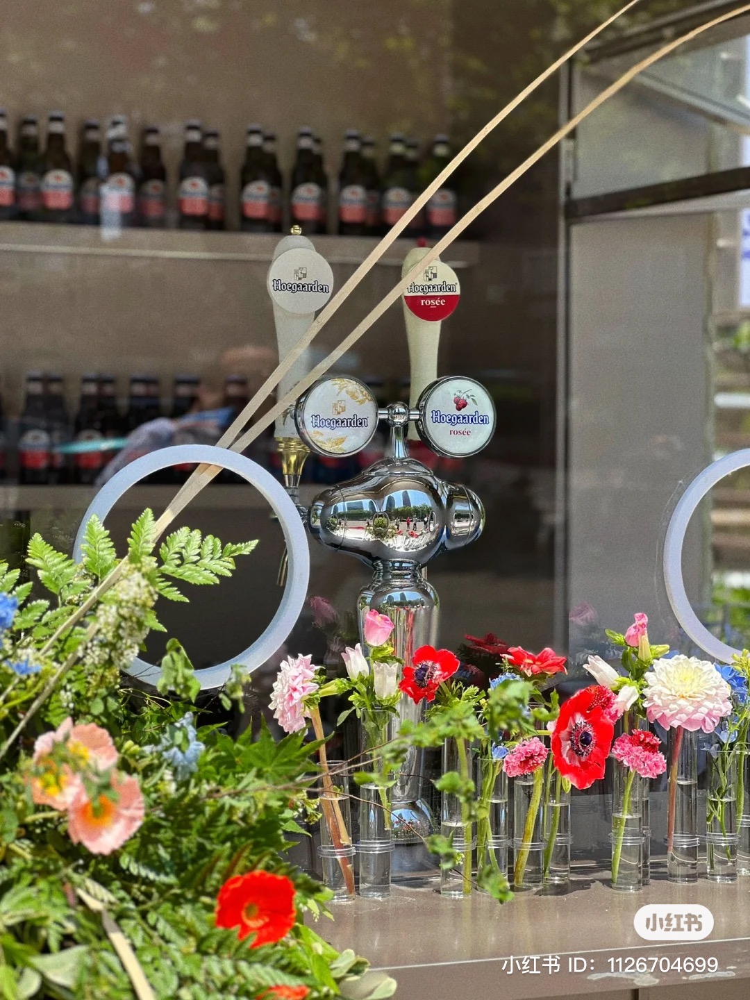 Hoegaarden beer gives PCR testing booths a new look