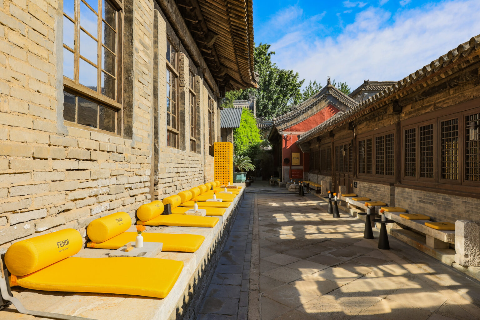 Fendi and Hey Tea create Hutong tea lounge in Beijing Fendi and Hey Tea create Hutong tea lounge in Beijing