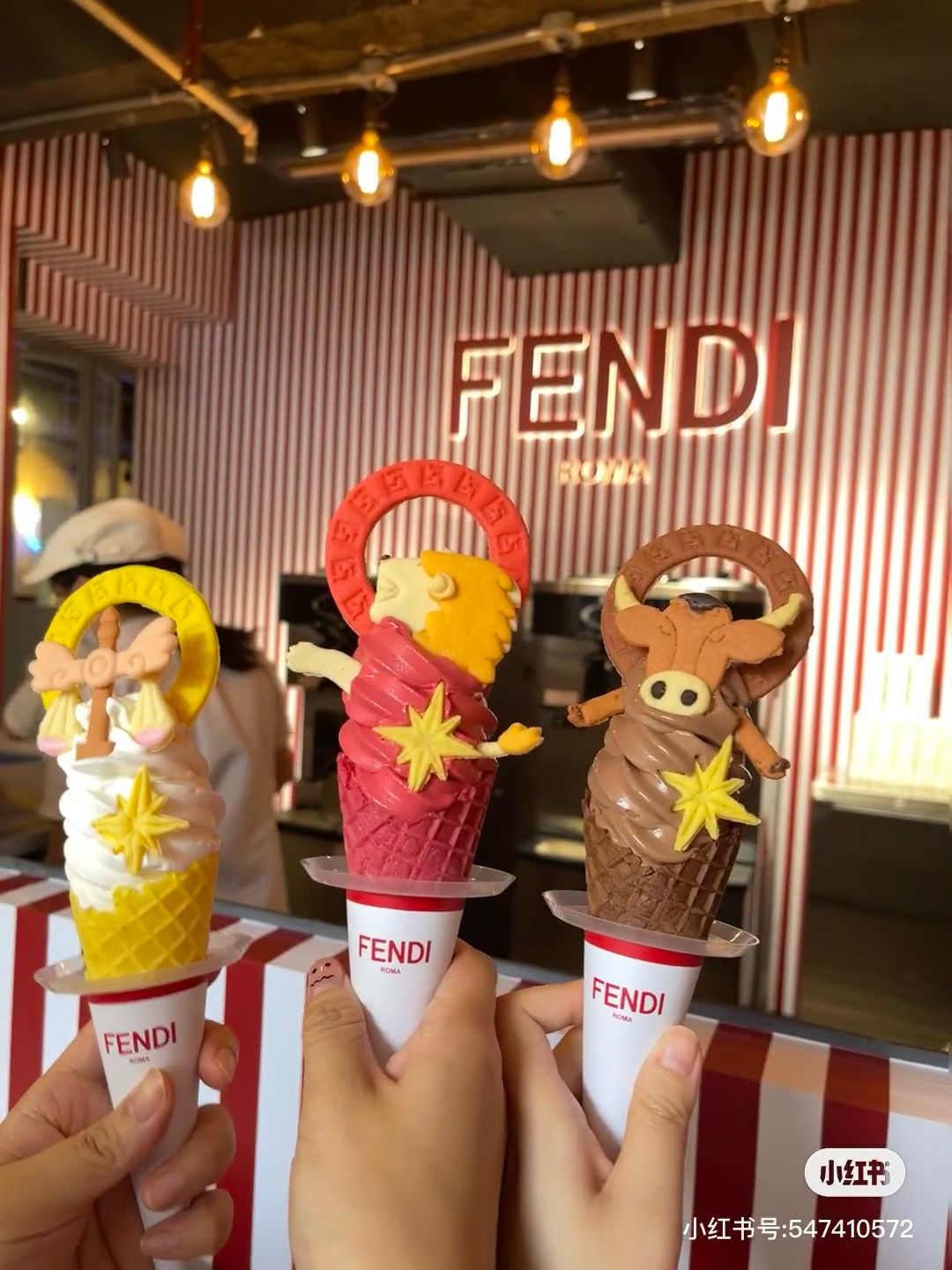 Fendi delights fashion enthusiasts with summer gelato pop-up shop