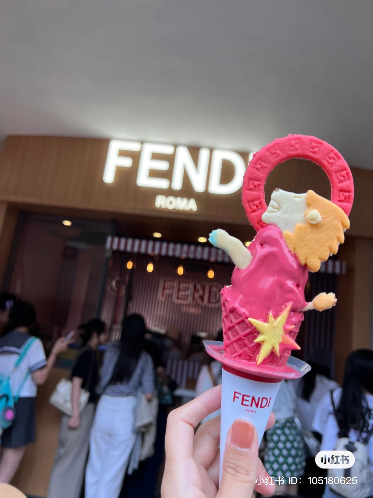 Fendi delights fashion enthusiasts with summer gelato pop-up shop