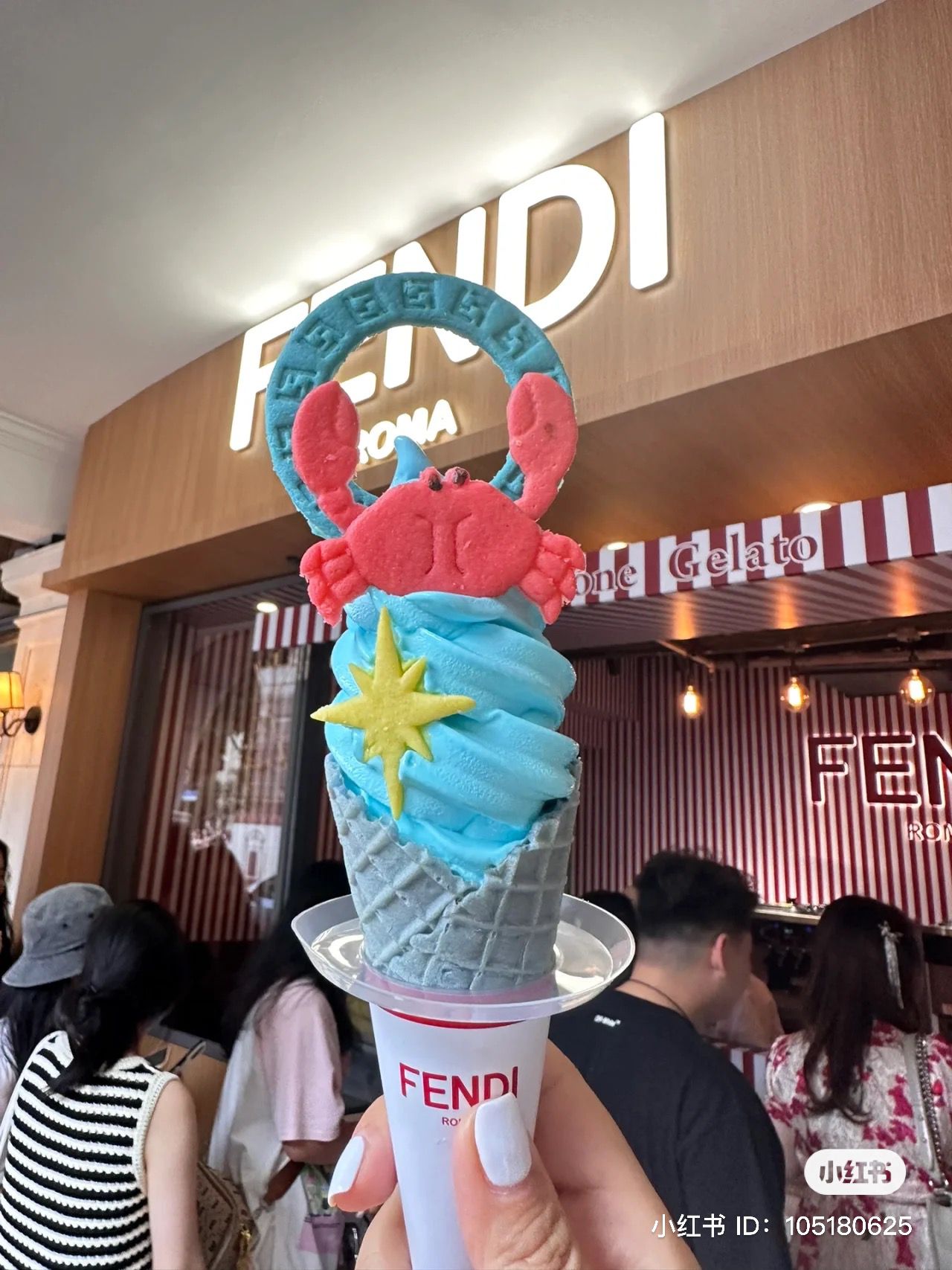 Fendi delights fashion enthusiasts with summer gelato pop-up shop