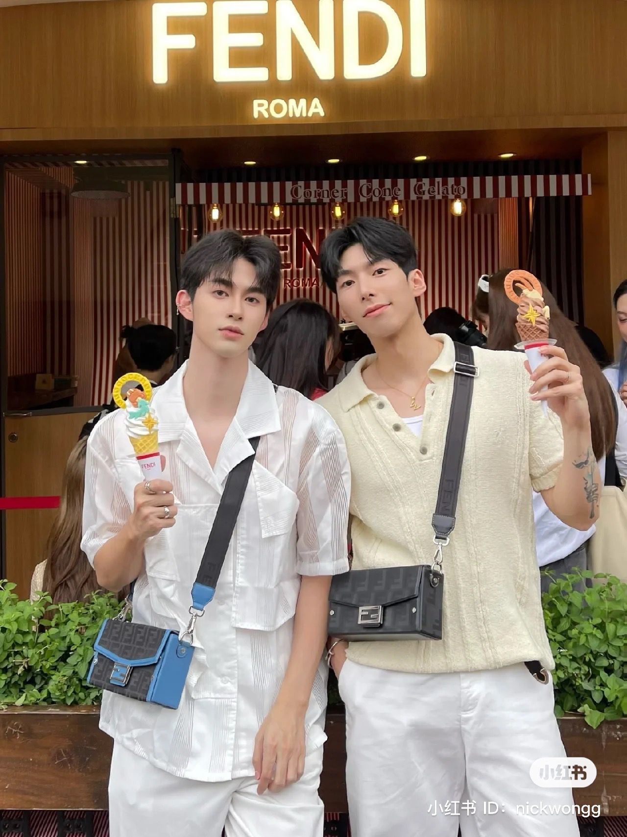 Fendi delights fashion enthusiasts with summer gelato pop-up shop