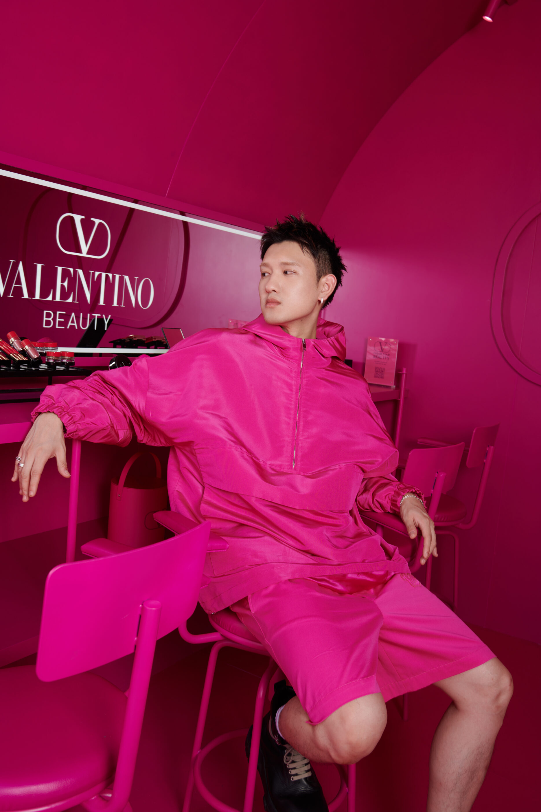 Valentino stages Dopamine party at Shanghai Long Museum