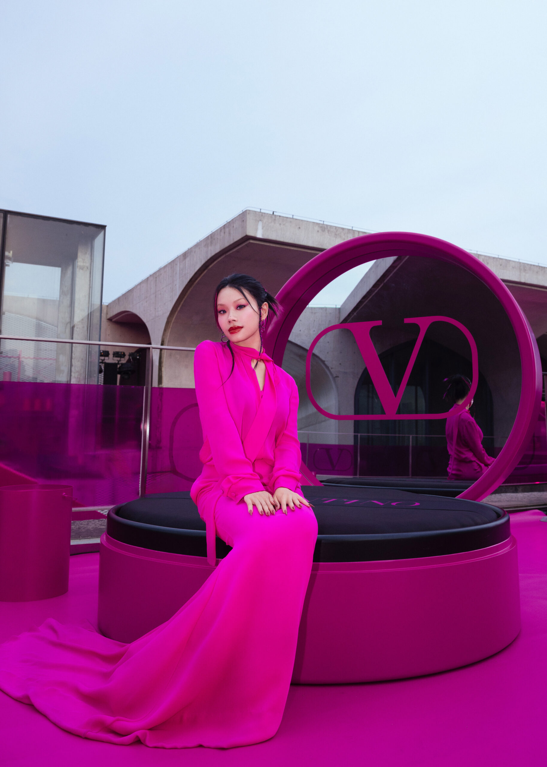 Valentino stages Dopamine party at Shanghai Long Museum