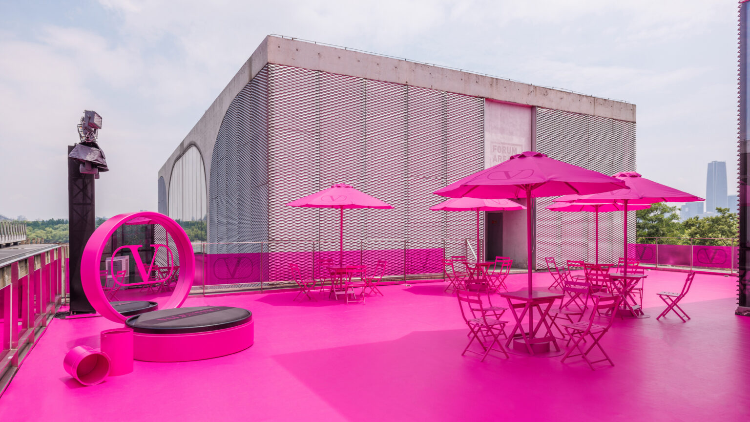 Valentino stages Dopamine party at Shanghai Long Museum