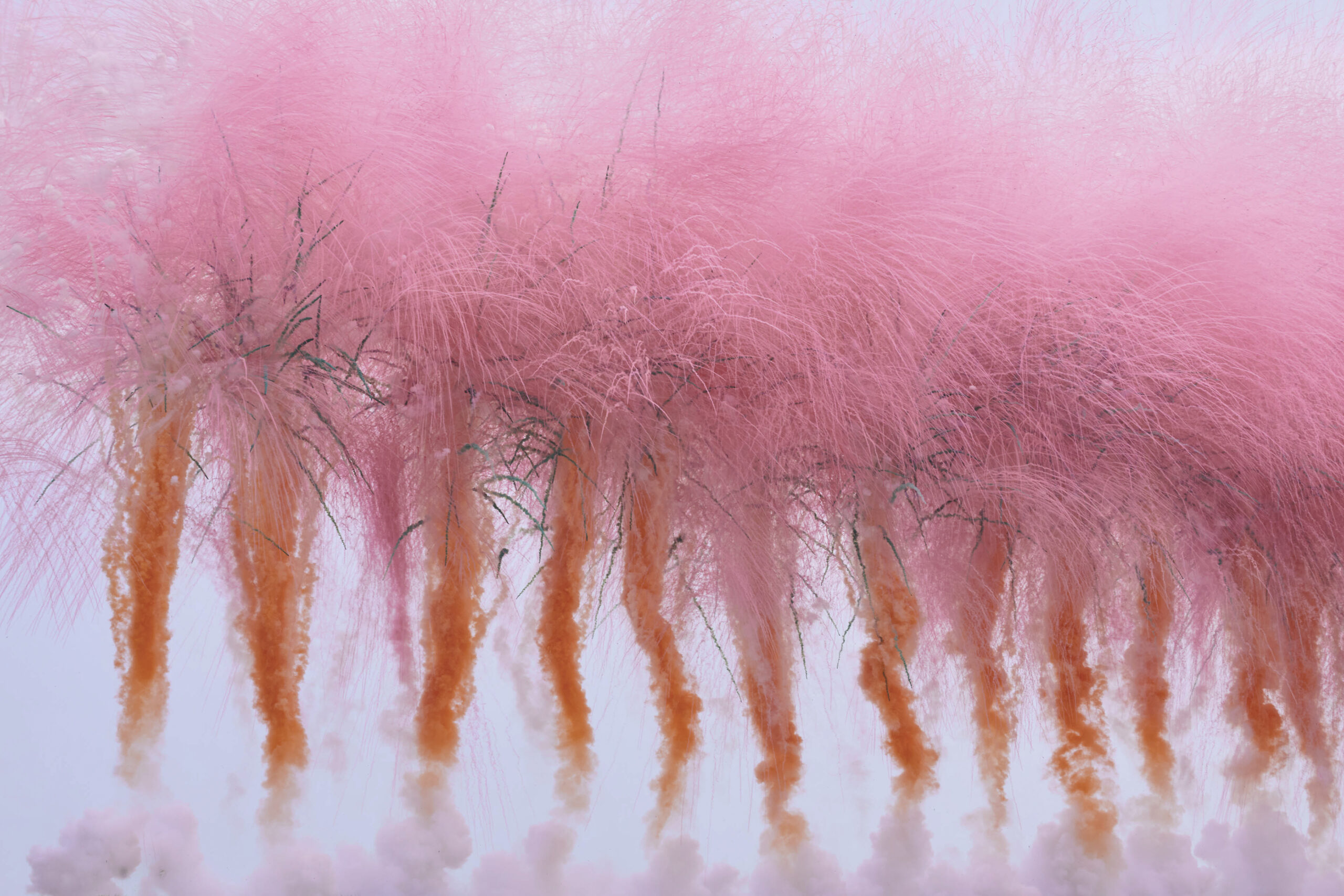 YSL and Chinese artist Cai Guoqiang team up for daytime fireworks show