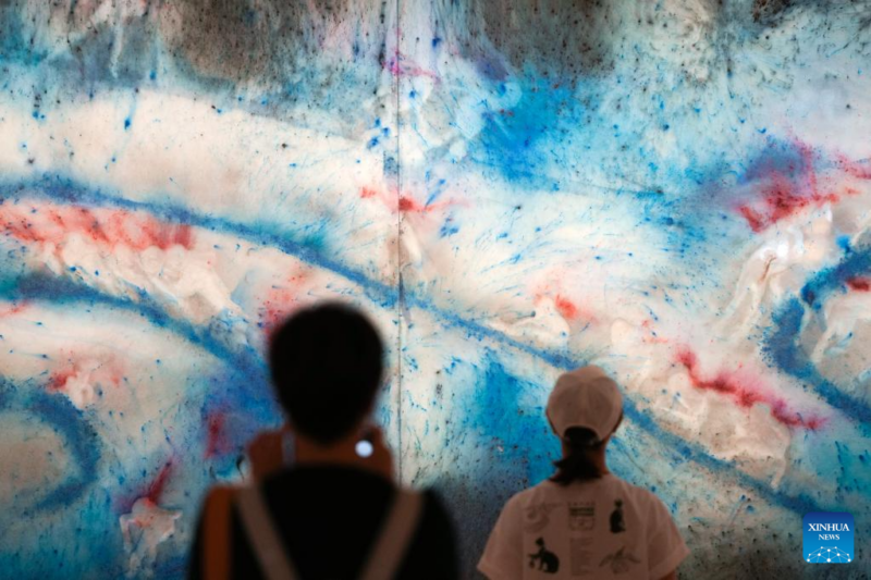 YSL and Chinese artist Cai Guoqiang team up for daytime fireworks show