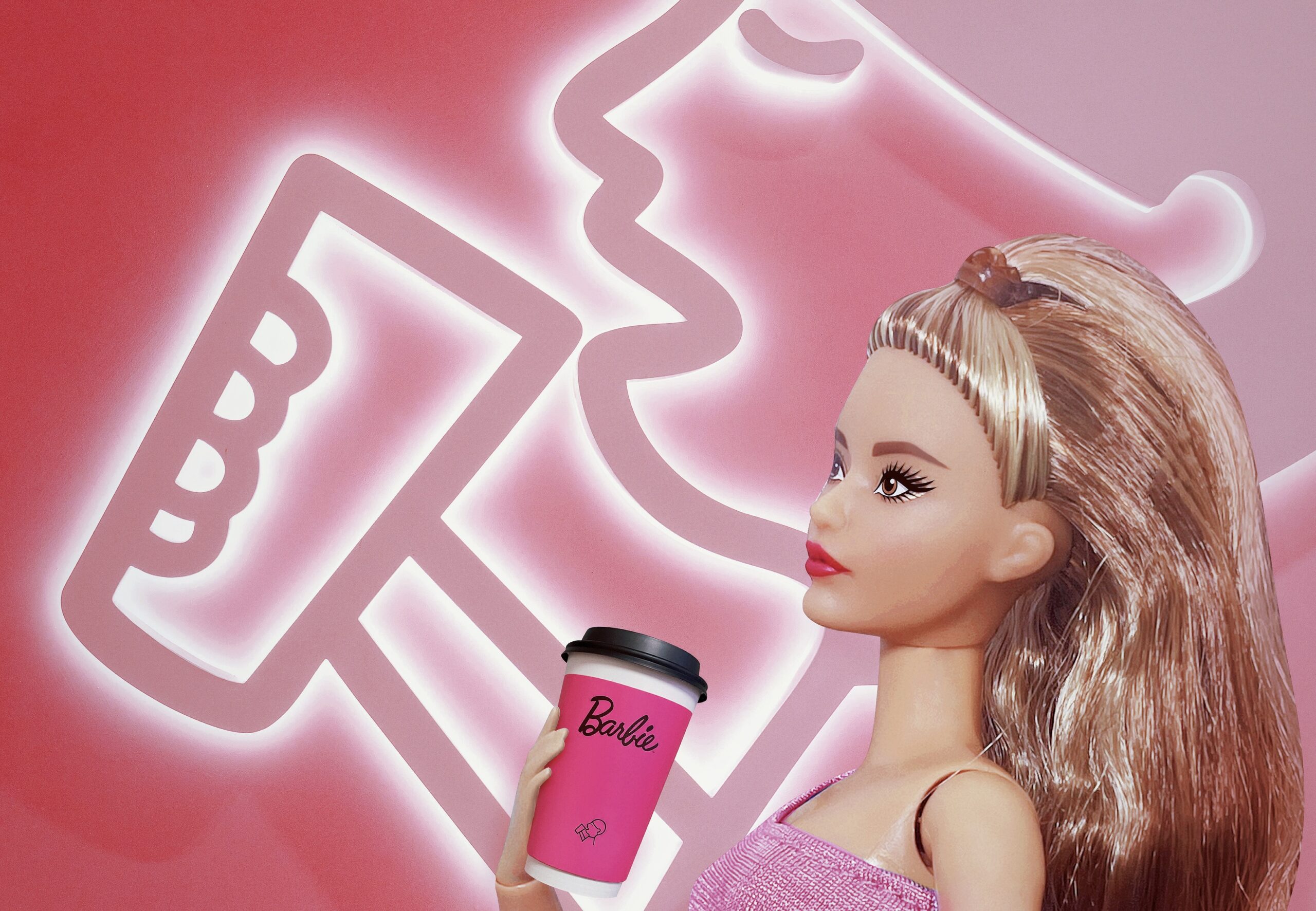 Pretty in pink: Barbie comes to tea with Hey Tea