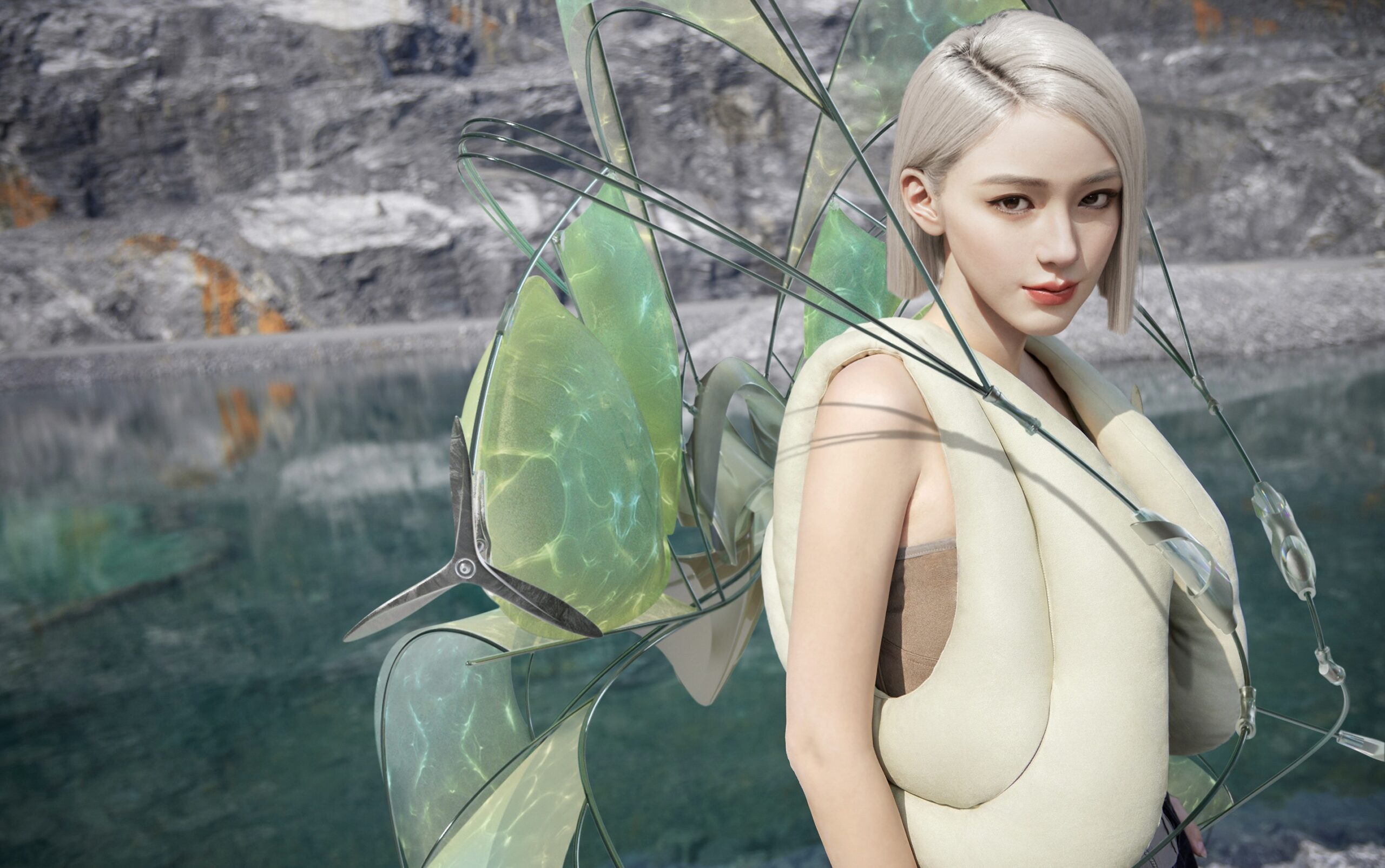 Virtual human AYAYI launches "phygital" fashion collection