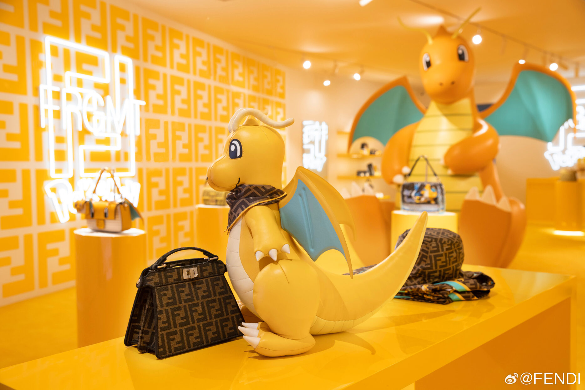 Fendi x FRGMT x Pokémon pop-up lands in Chengdu