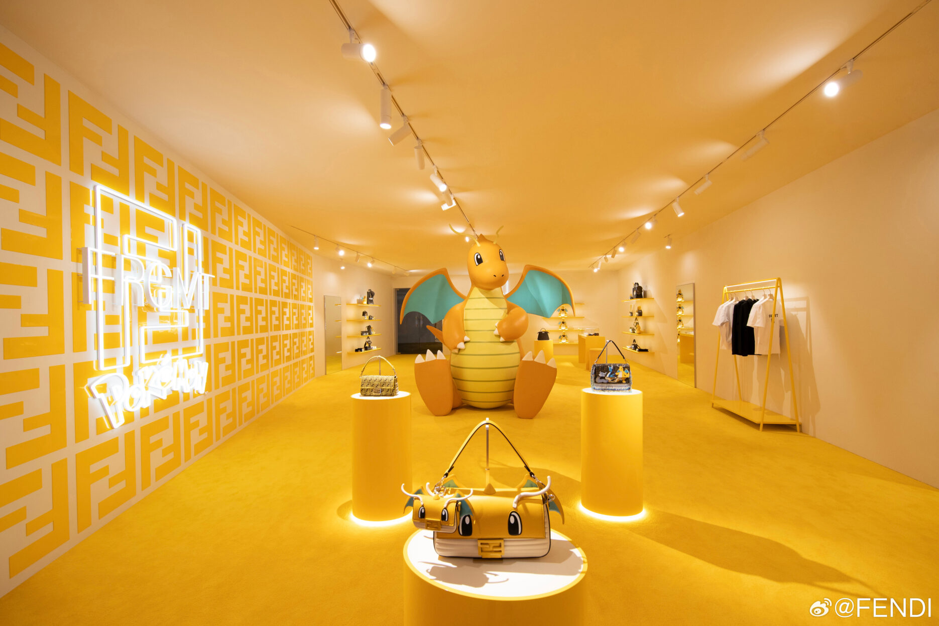 Fendi x FRGMT x Pokémon pop-up lands in Chengdu