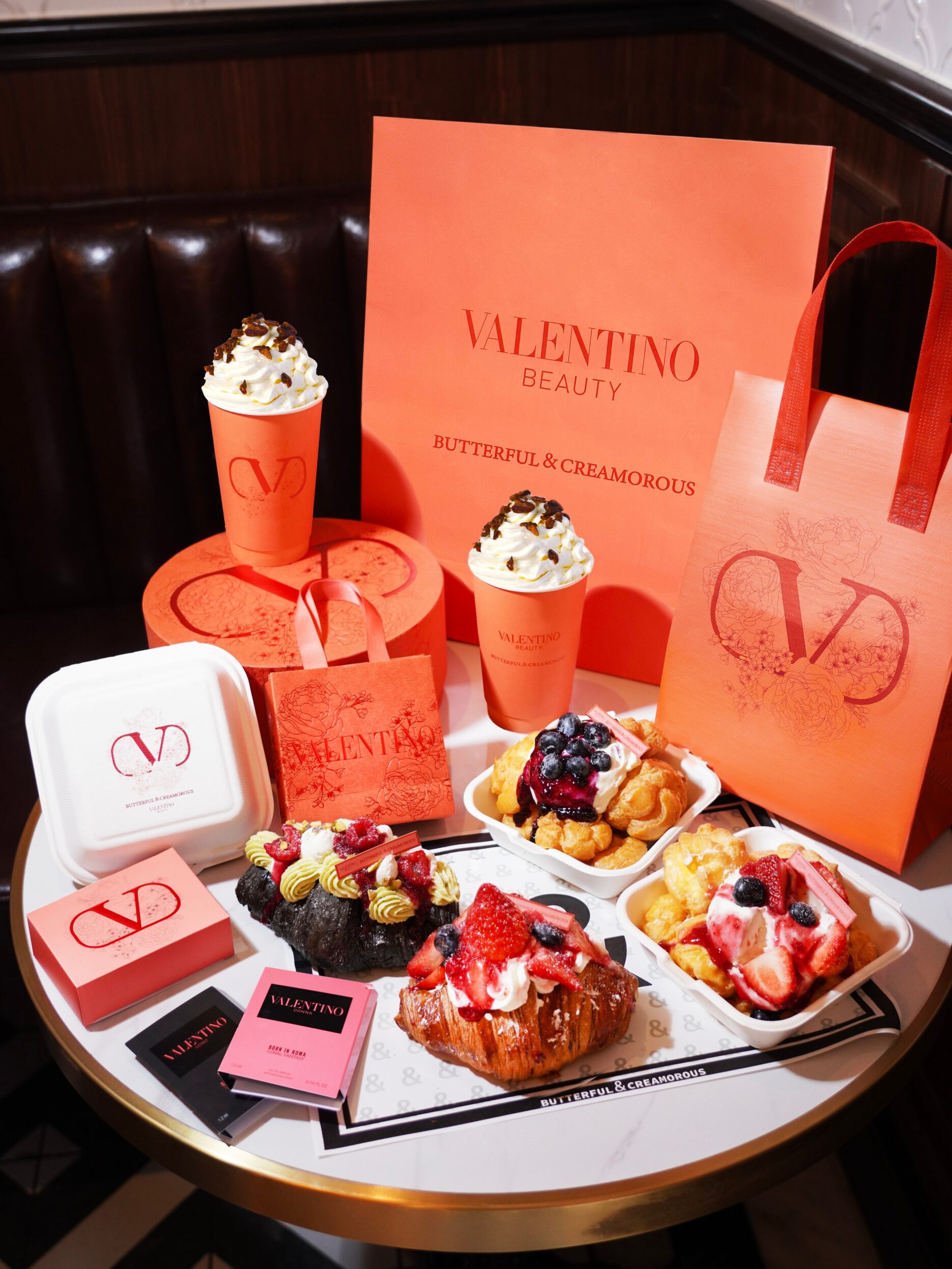 Valentino gets Butterful & Creamorous with orange storefront