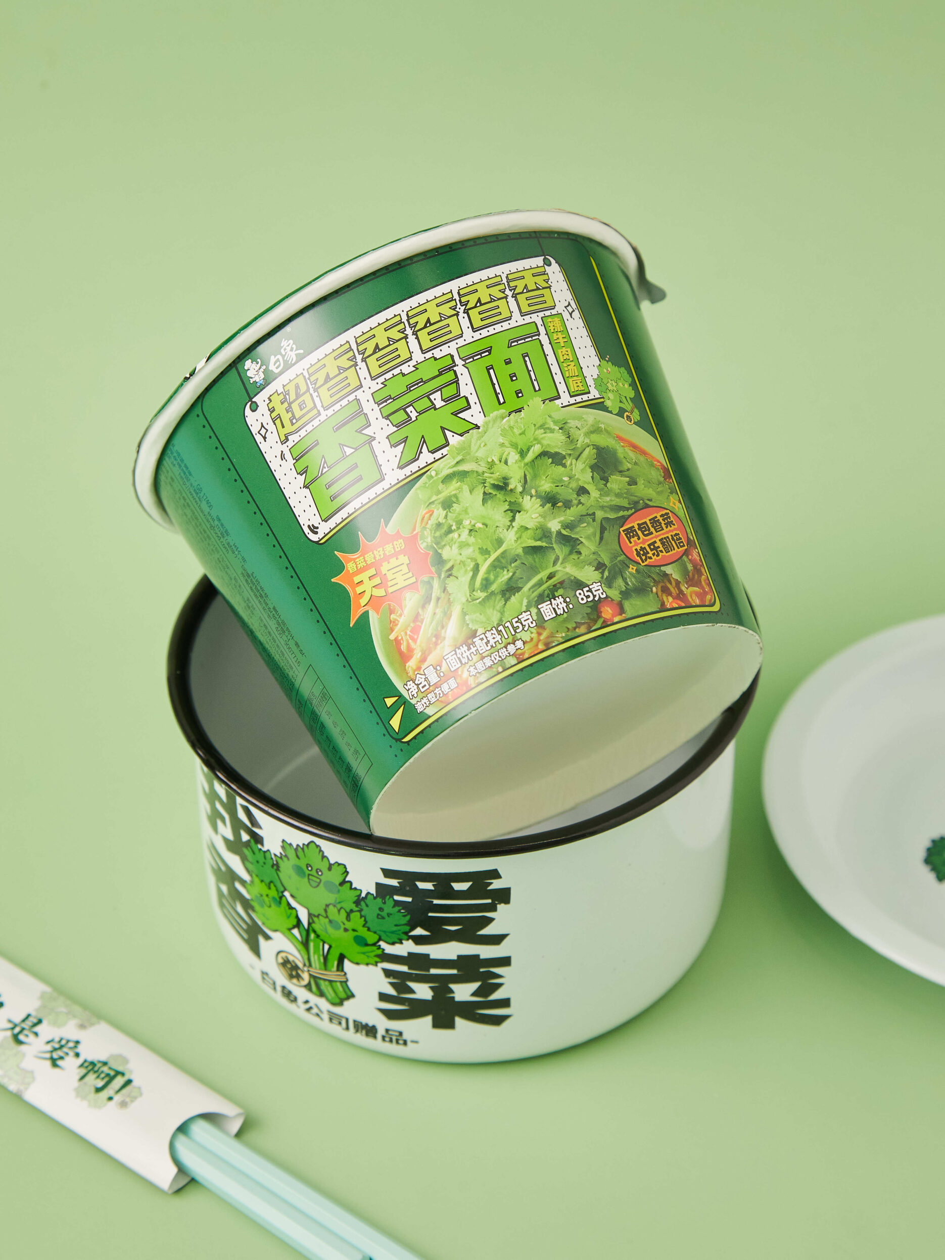 How did coriander become a viral marketing topic in China?