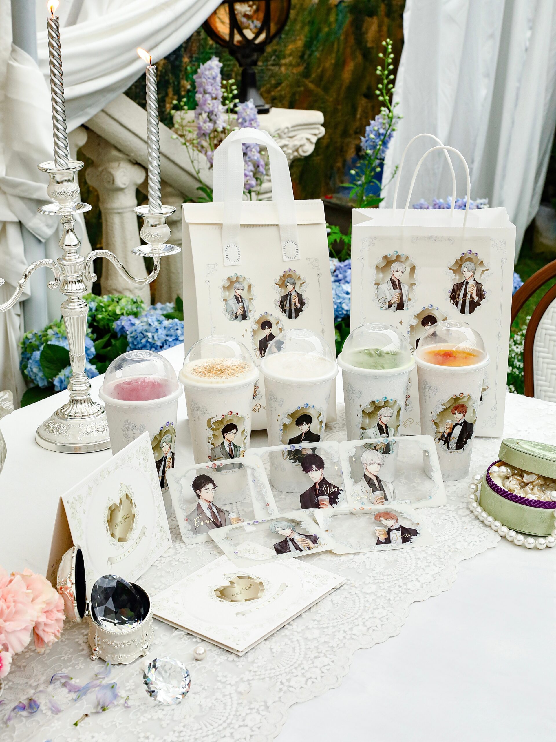 Hey Tea and Light and Night tie the knot with tea and altar