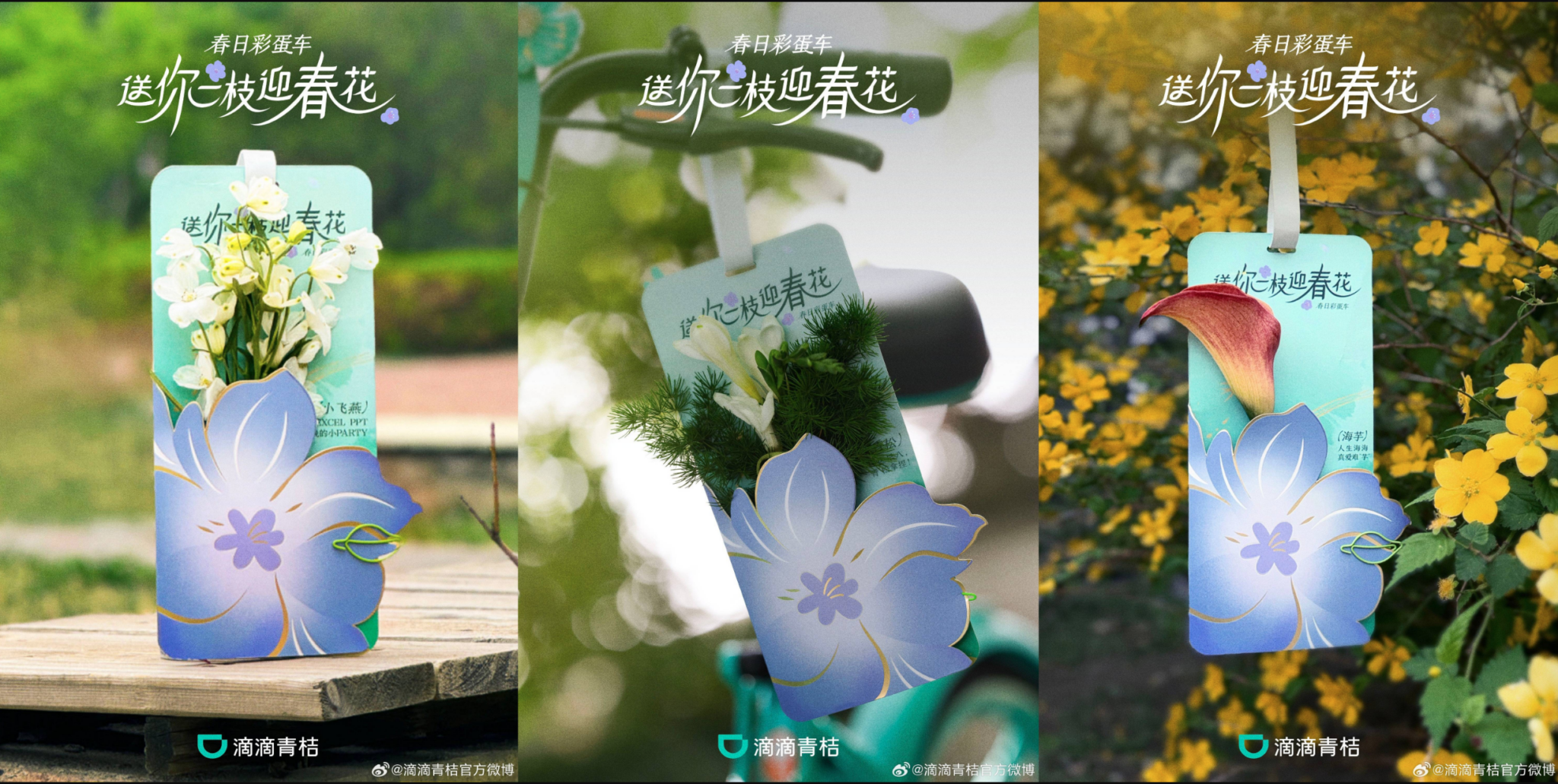 How does a bike shine in the spring? DiDi Bike sends out a flower surprise