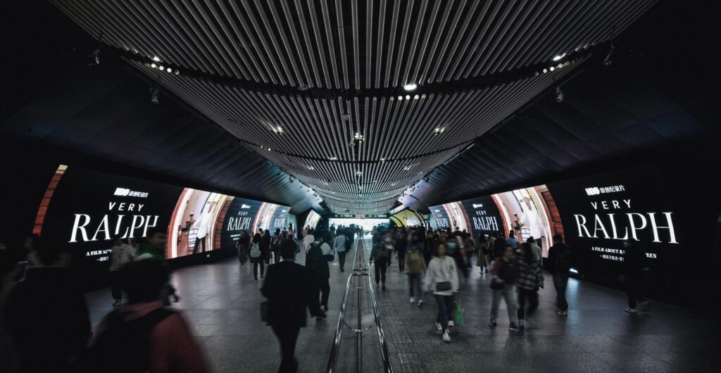 Ralph Lauren takes over Shanghai Metro station for film premiere
