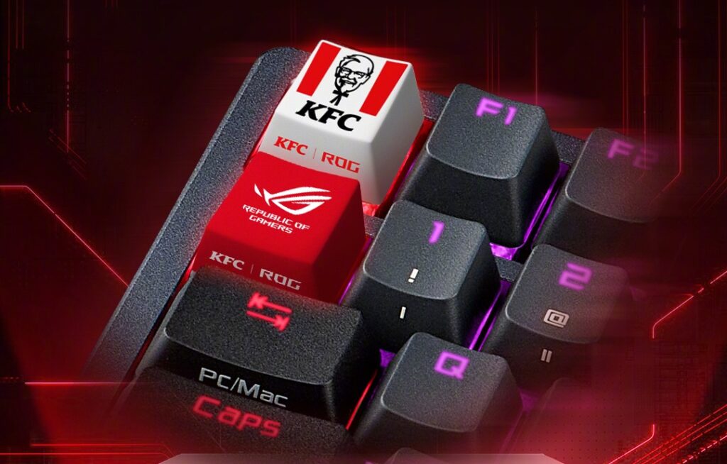 Yes, KFC is now selling ROG keycaps