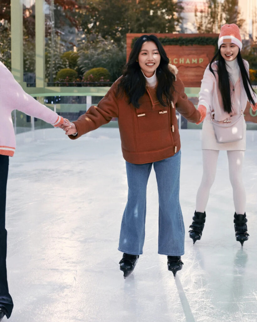 Longchamp opens ice rink on Shanghai’s Bund